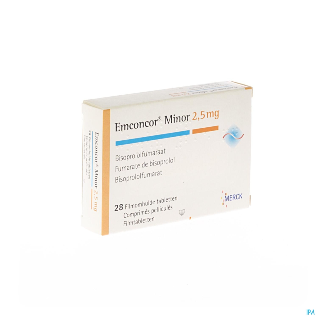 Emconcor Minor 2,5mg Tabl 28x2,5mg - Brielfarma
