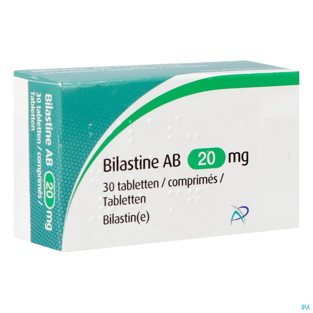 Bilastine Ab 20mg Tabl 30 X 20mg - Brielfarma